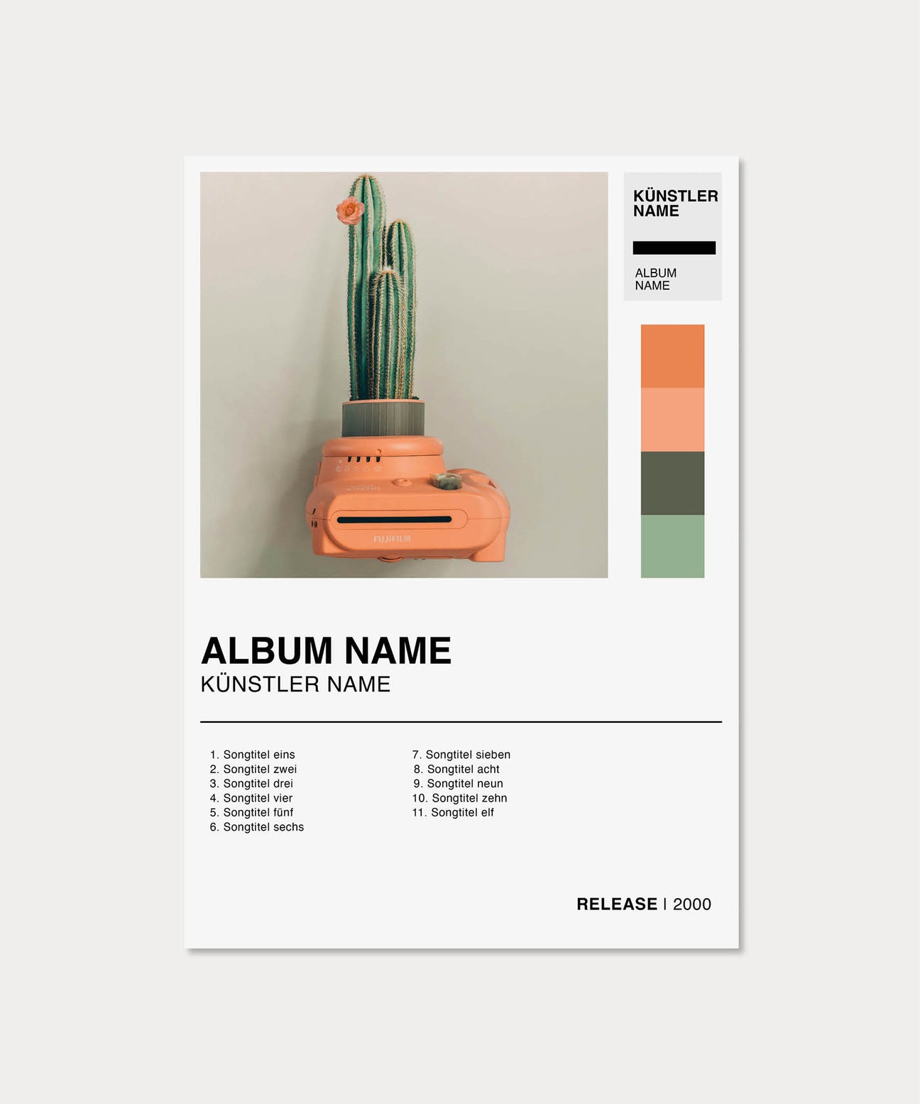 Album Cover Poster – Zeitgeist Galerie